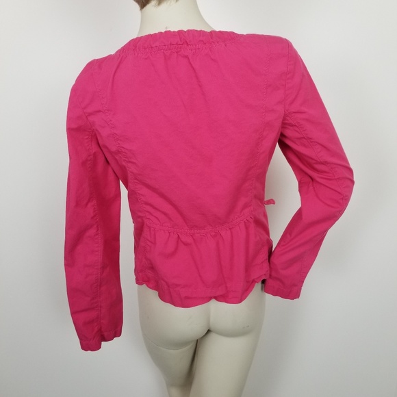 LOFT | Jackets & Coats | Ann Taylor Loft Dark Pink Spring Jacket Size ...